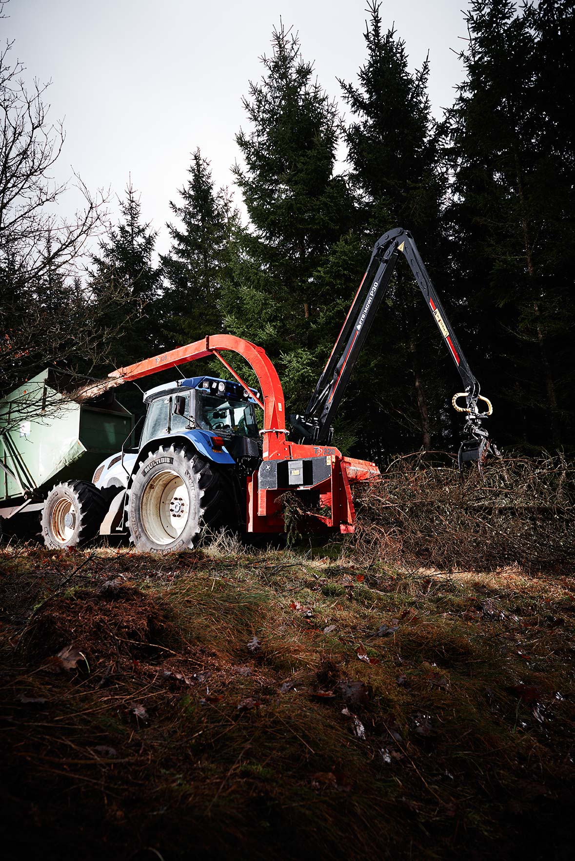 TP PTO K wood chipper