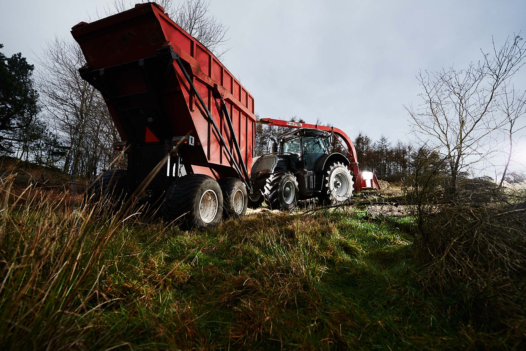 TP 400 PTO K – PTO Wood Chipper with Crane
